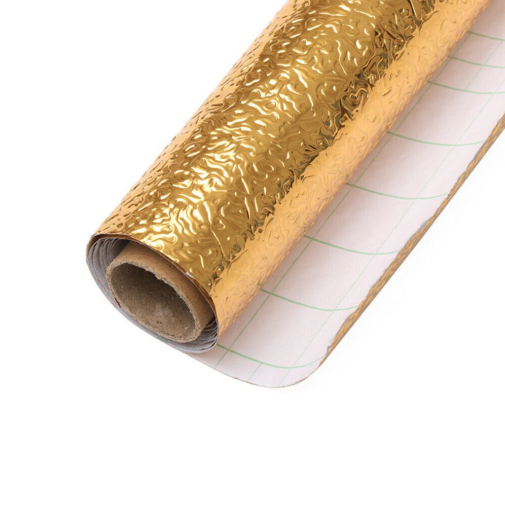 Premium Aluminum Foil Wall Paper Self-Adhesive Bac... – Vicedeal