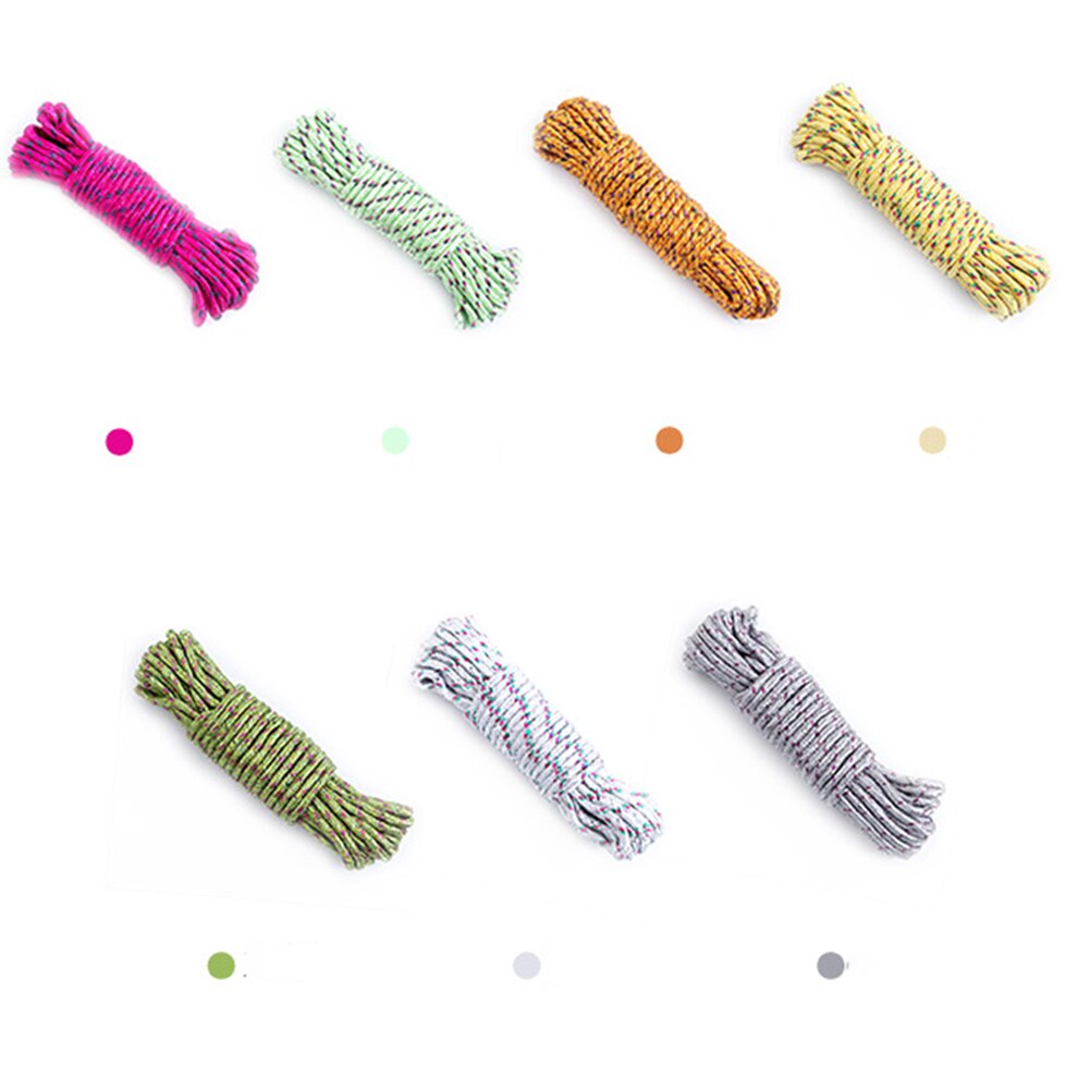 10m Colorful Clotheslines Nylon Rope Outdoor Porta... – Vicedeal