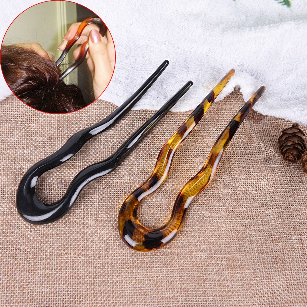 U Shape Traditional Resin Hair Pin Stick Original ... – Vicedeal