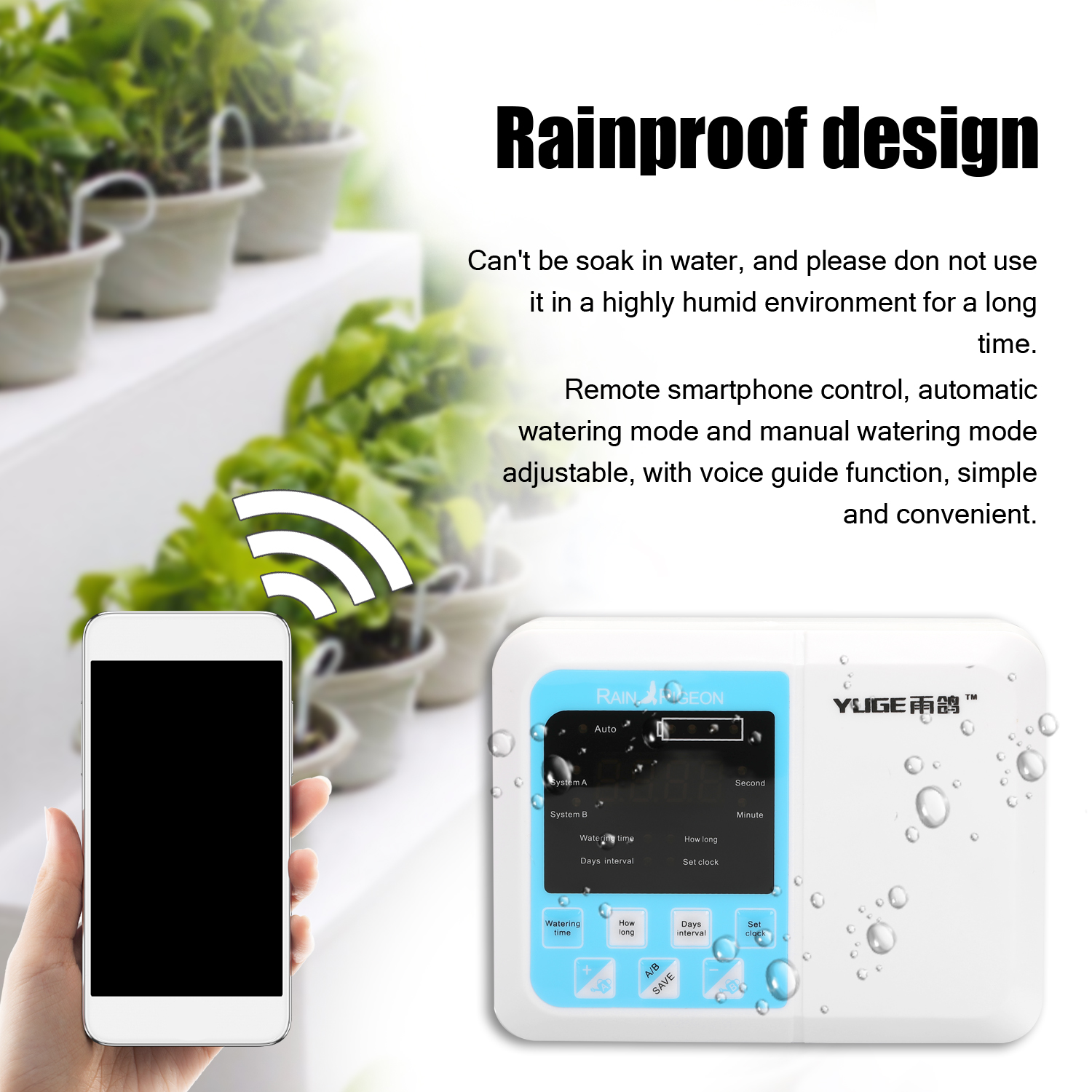 Intelligent Automatic Watering Device Solar Energy... – Vicedeal