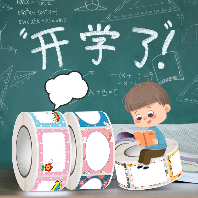 250pcs/roll Cartoon Animals Name Tag Labels Write-... – Vicedeal