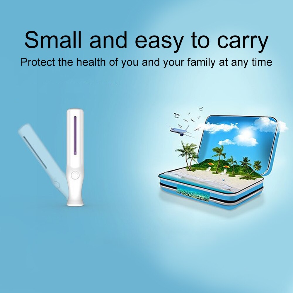 Portable Handheld UVC LED Light Ultraviolet Double... – Grandado