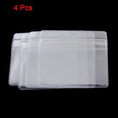 Clear Working Horizontal ID Badge Card Holders – Vicedeal