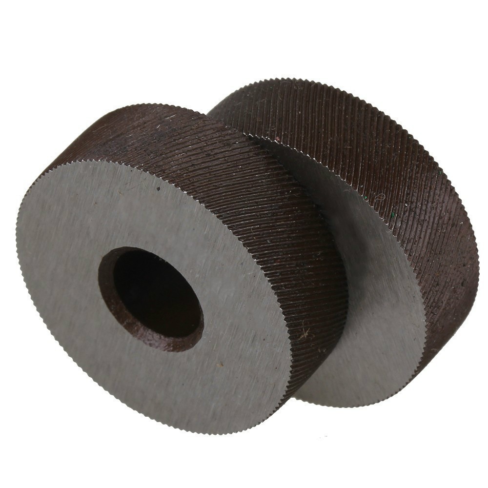 Silver Steel 0.4mm Pitch Diagonal Coarse Knurl Whe... – Grandado