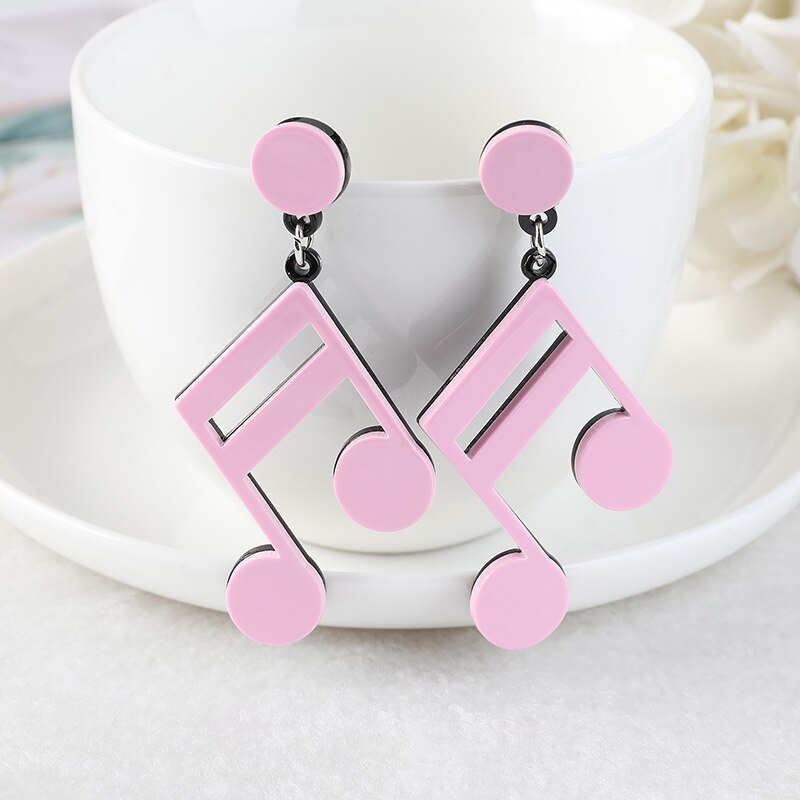 1Pair Music Note Stud Earrings Flatback Musical Sy... – Grandado