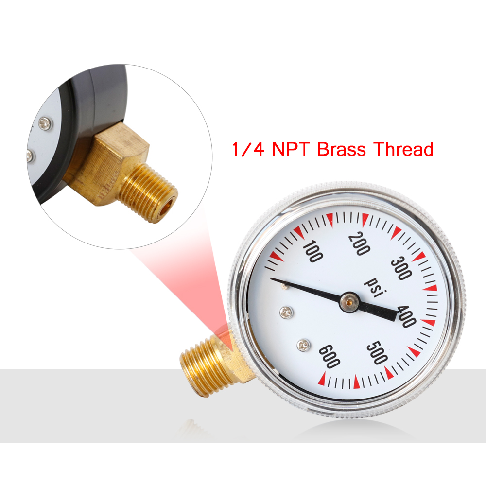 TS-Y50-600psi High Accuracy Radial Pressure Gauge ... – Grandado