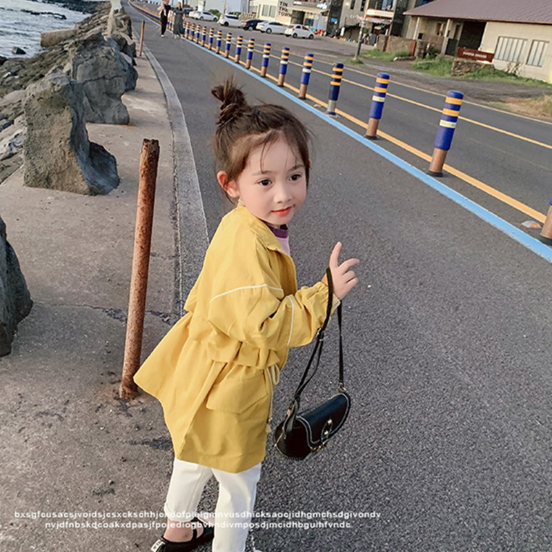 Spring Jackets for Girls Kids Girl Long Jacket Coa... – Grandado