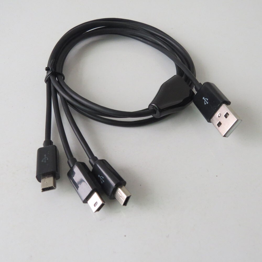 1m 3ft 3 in 1 Mini USB cable Power 3 Mini USB Devices At Once – Grandado