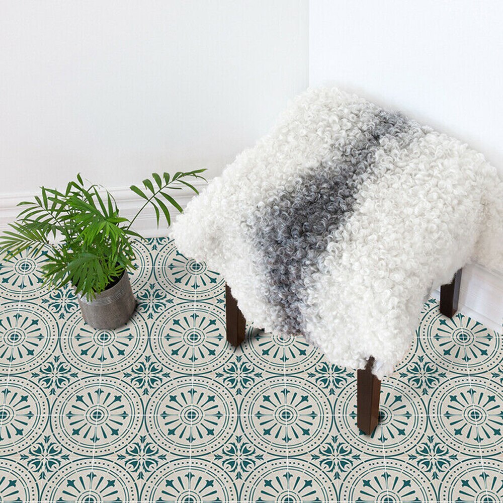 Groene Tegel Floor Sticker Grond Trap Stickers Lij... – Grandado