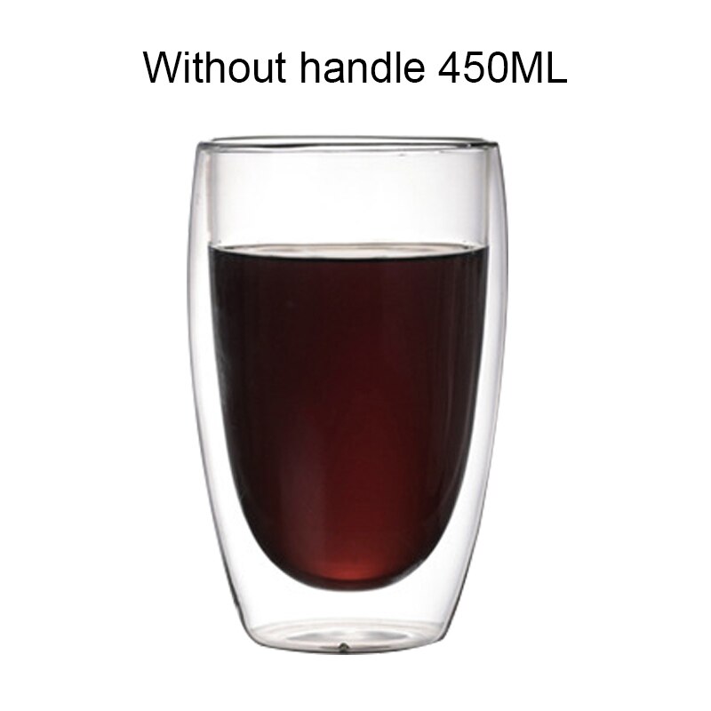 Double wall glass cup drinkware espresso coffee mu... – Grandado