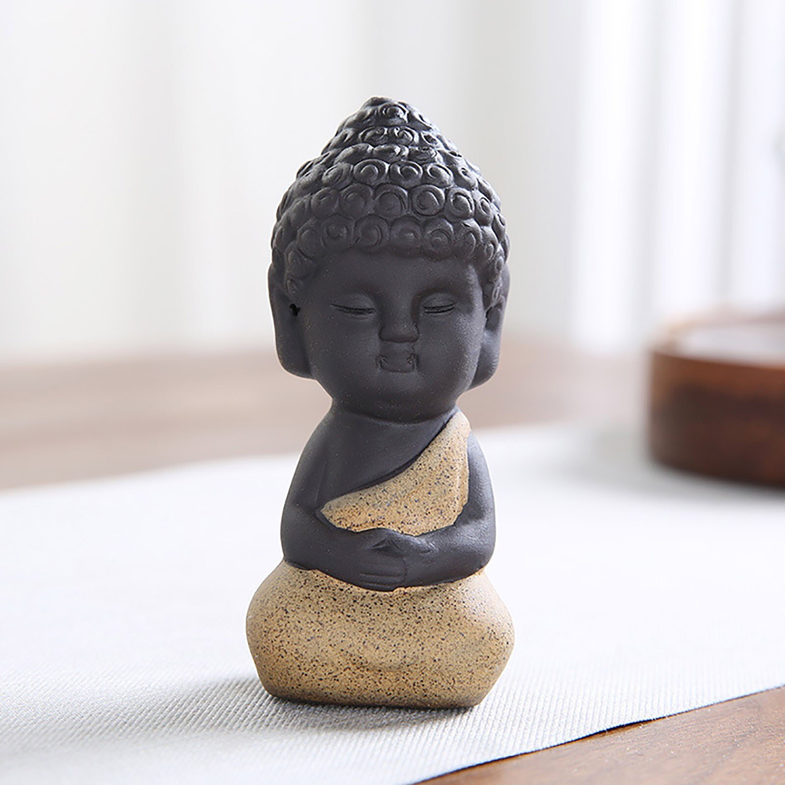 30# Ceramic Buddha Statue Small Buddha Statue Deco... – Grandado