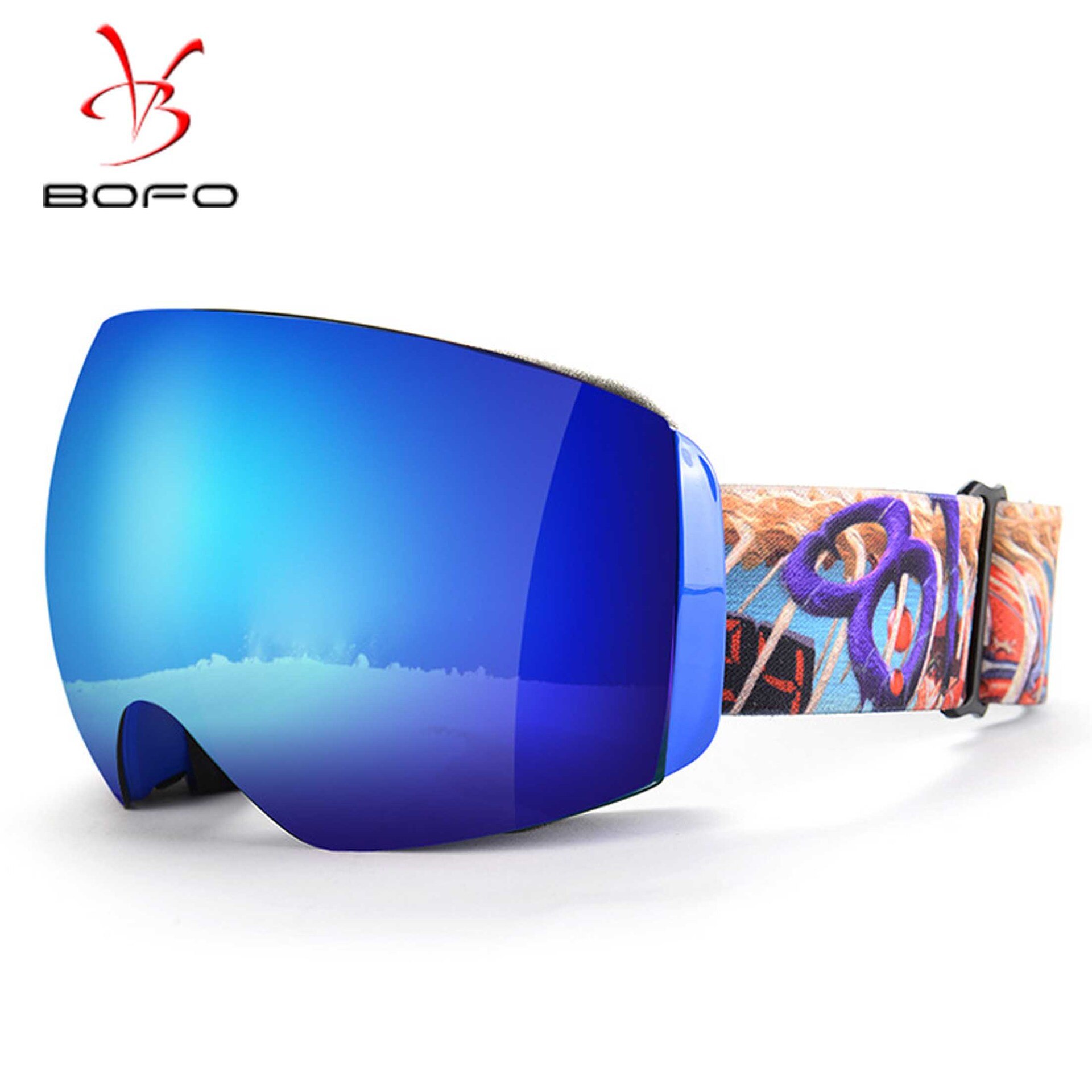 Style Ski Goggles Double Layer Anti-fog Large Sphe... – Vicedeal