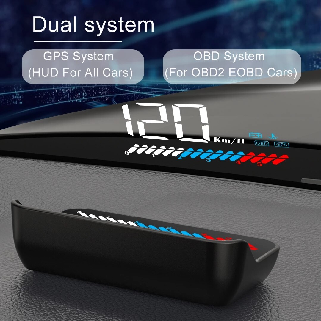 Obd Hud M7 Hud Head-Up Display OBD2 Snelheidsmeter... – Vicedeal