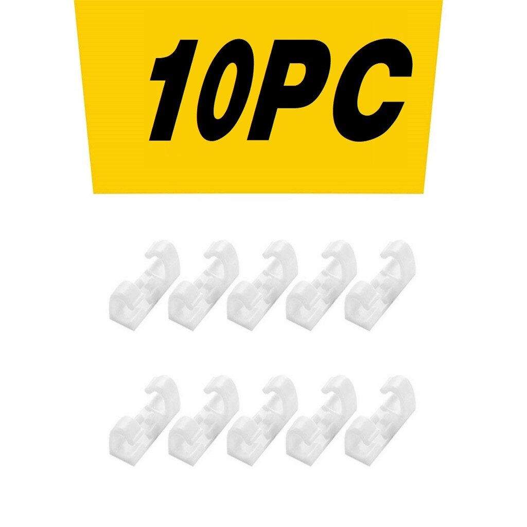 10pcs Self-adhesive Cable Organizer Clips Cable Ma... – Vicedeal