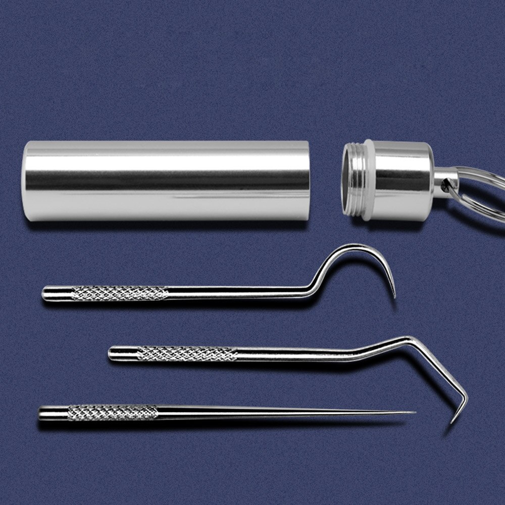 Portable Toothpicks Stainless Steel Tooth Pick Sti... – Grandado