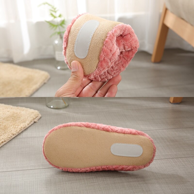 Jacquard Soft Bottom Cotton Slippers Suede Non-sli... – Vicedeal