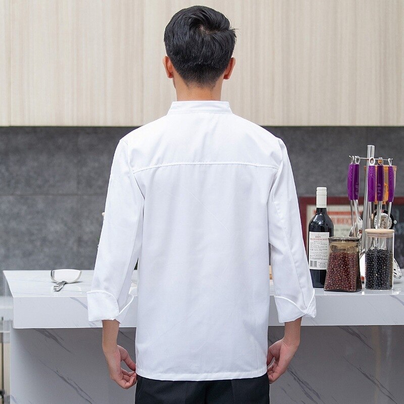 Hotel chef work clothes long sleeve men and women ... – Grandado