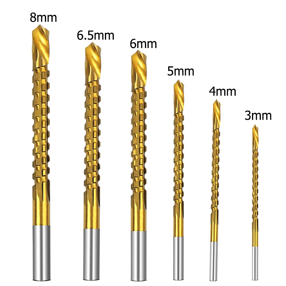1/3/6 Pcs Cobalt Bohrer Set 3-8mm HSS Multi Twist ... – Grandado
