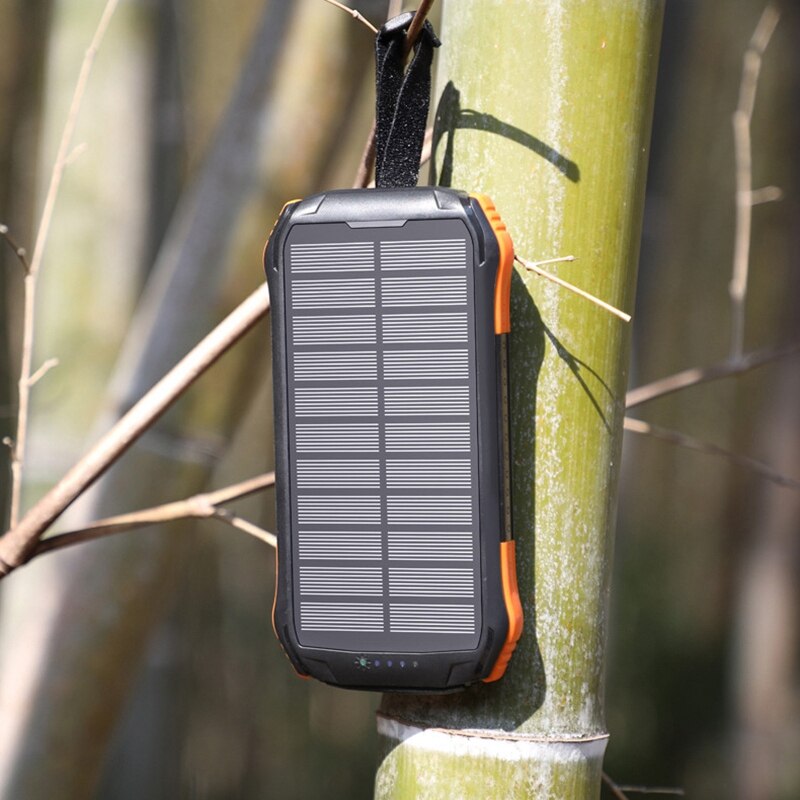 16000MAh Portable Solar Power Bank Fast Qi Wireles... – Grandado