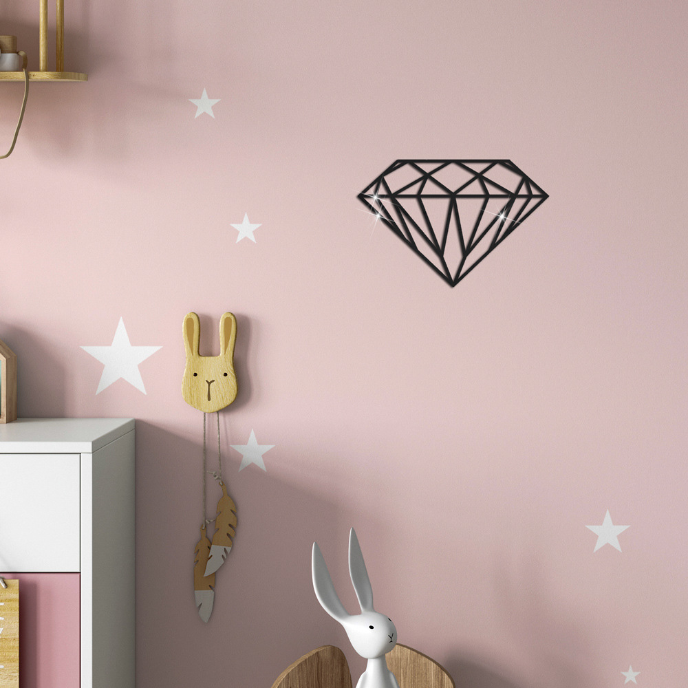 Geometric diamond background wall decoration wall ... – Grandado