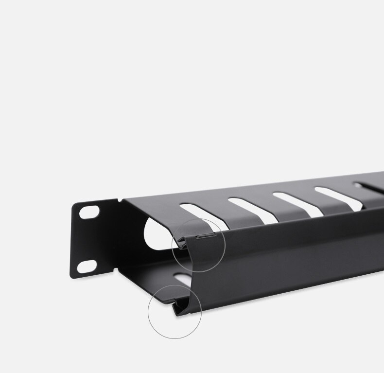 Rack Cable Management PATIKIL 1U 19-Inch Cable Management Panel – 2 ...