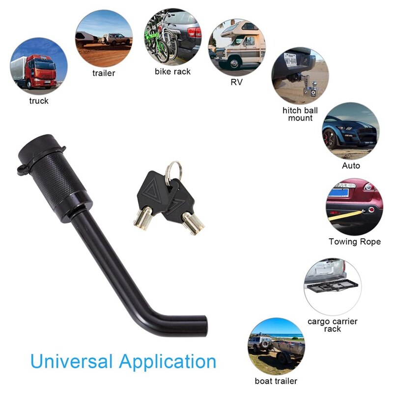 Trailer Hitch Receiver Lock, Elbow Hitch Lock, Sui... – Vicedeal