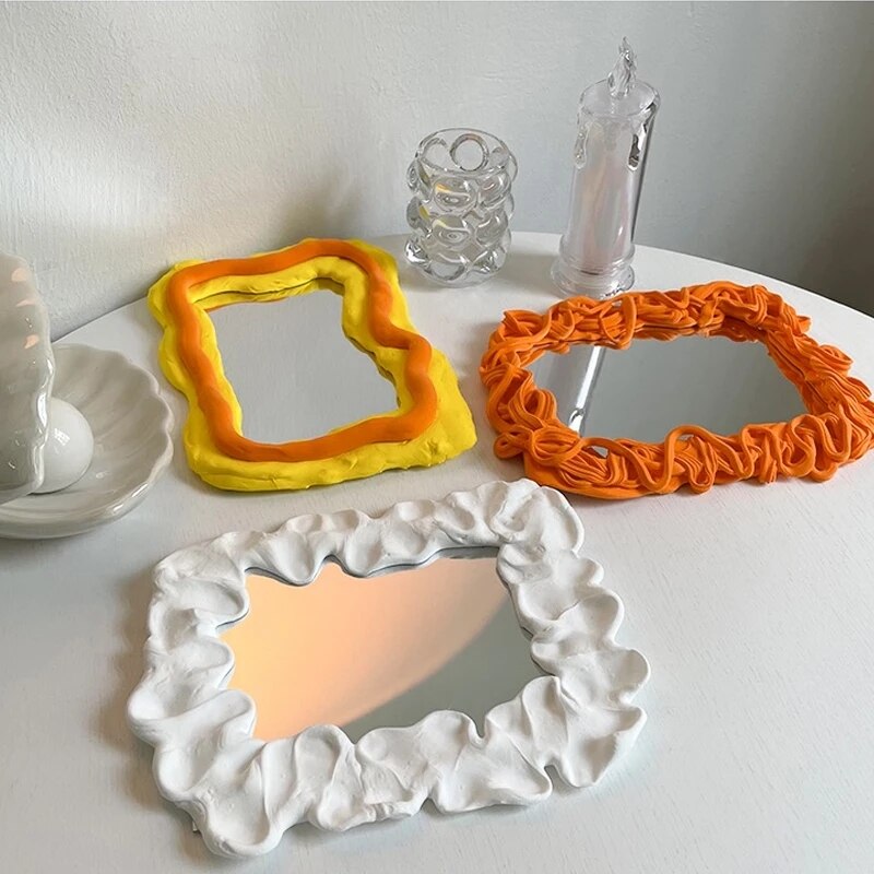 Acrylic Clay Mirror Rectangle Ins Style DIY Homema... – Vicedeal
