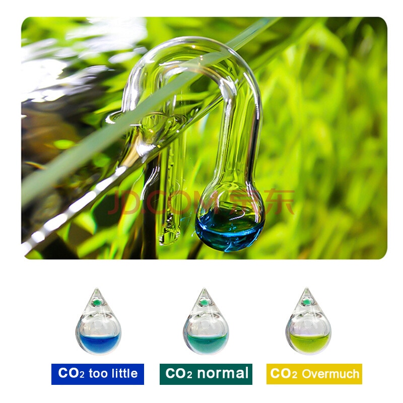 VIV glass CO2 Bubble counter CO2 Checker for Aquar... – Grandado
