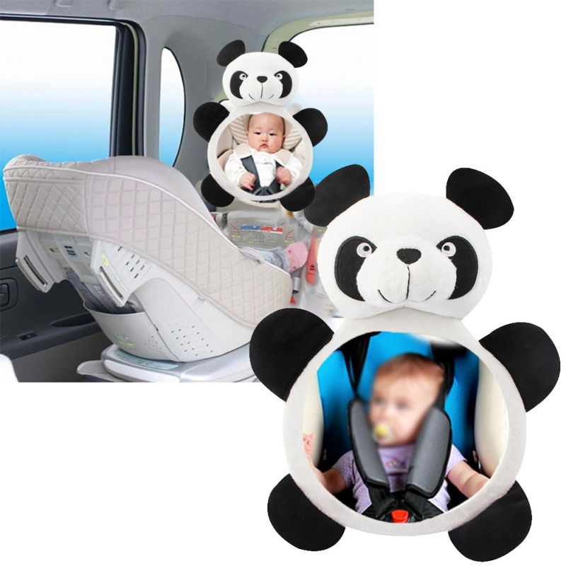 Plush Animal Mirror Safety Seat Rear Facing View M... – Grandado