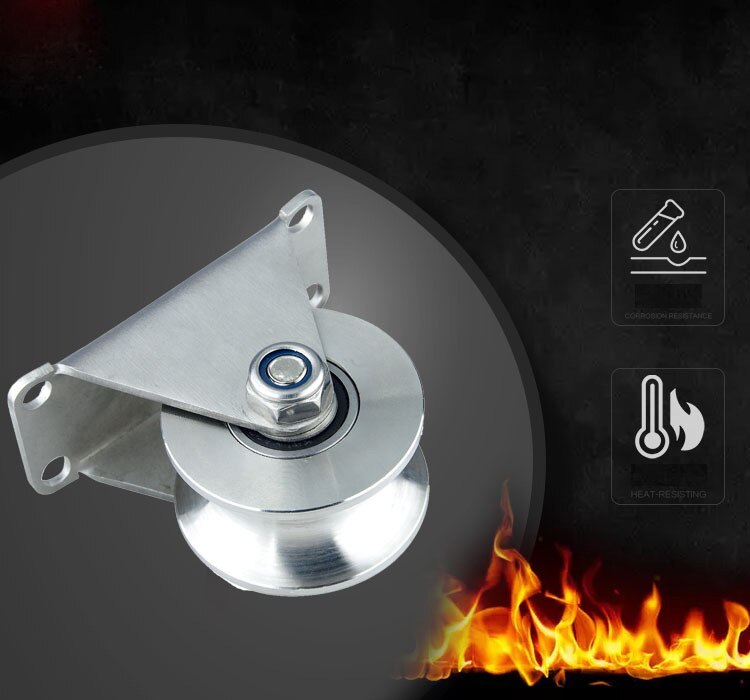 304 stainless steel pulley groove sliding gate rol... – Vicedeal