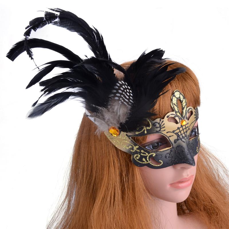 FunPa Venetian Stylish Mask For Women Feather Lady... – Vicedeal