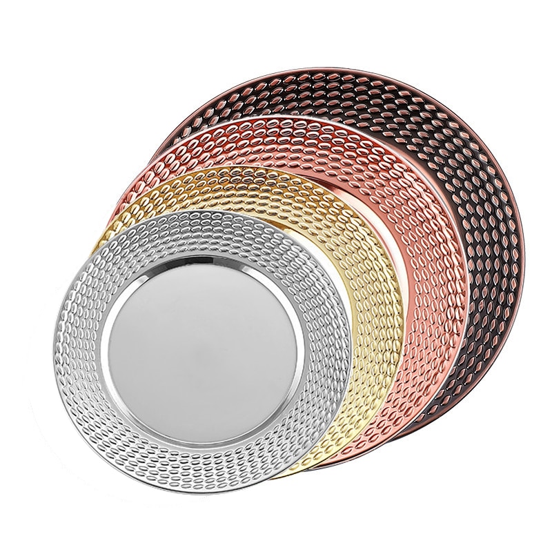 BENBU Stainless Steel Plating Dinner Plates Thanks... – Grandado