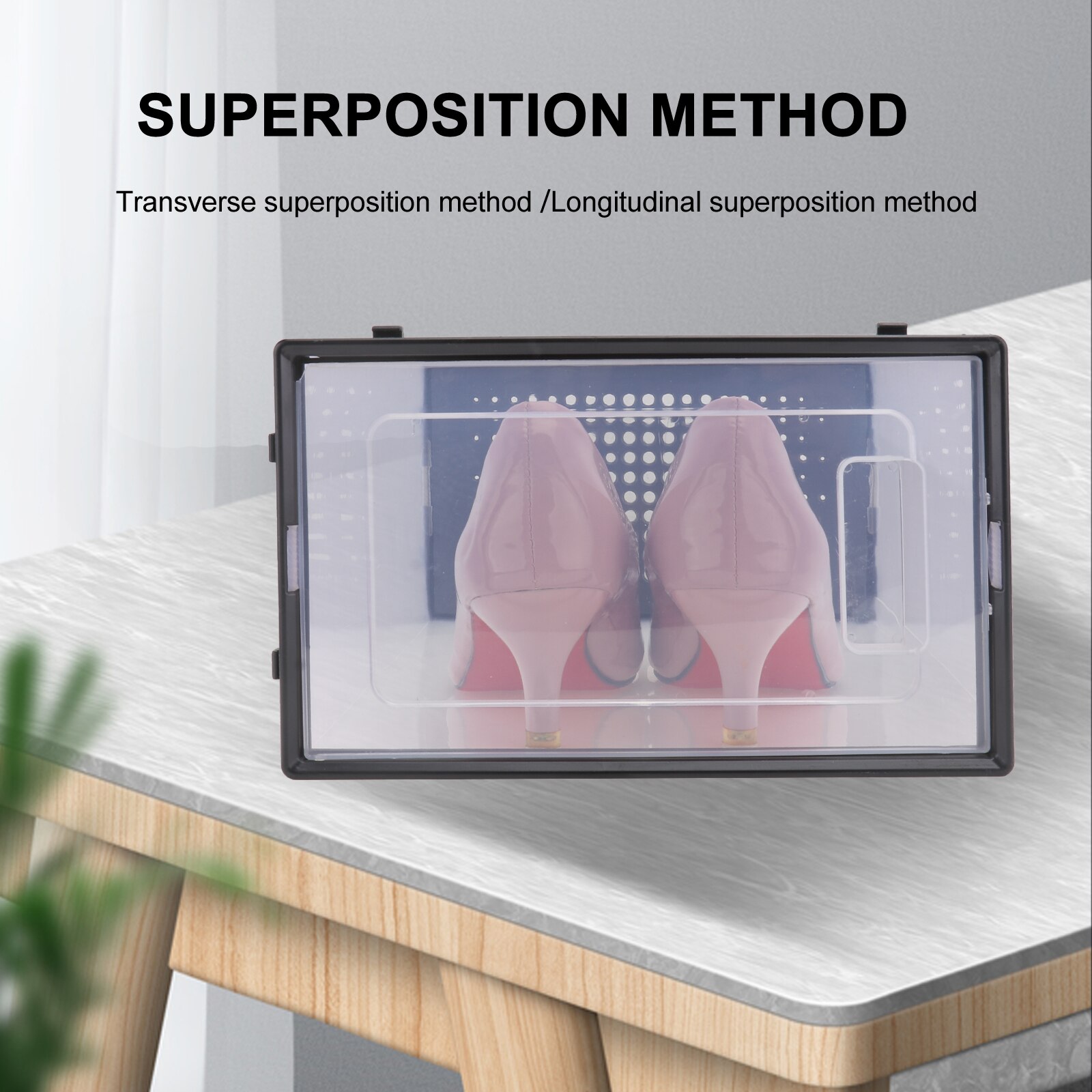 1pc Household Clamshell Shoe Box Transparent Thick... – Vicedeal