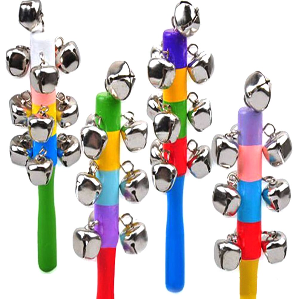 Hand Held Bell Stick Wooden Musical Stick for Baby... – Vicedeal