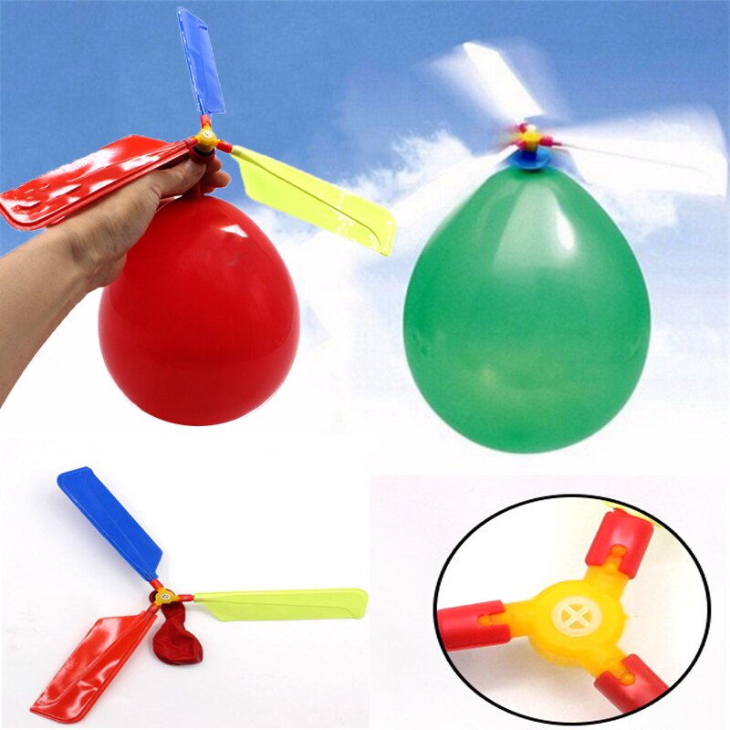 3pcs Funny Aircraft Helicopter Balloons With Whist... – Grandado