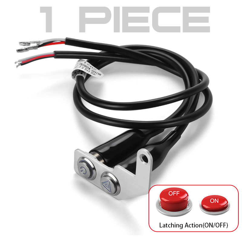 Universal Motorcycle Light Switch LED Button Adjus... – Vicedeal