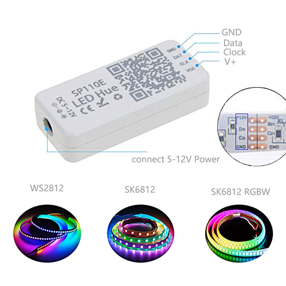 SP110E Bluetooth Pixel Light Controller For WS2811... – Grandado