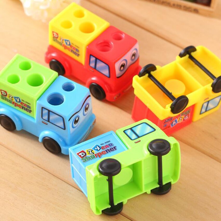 1pc tecknad bil pennvässare, festival skola belöna... – Grandado