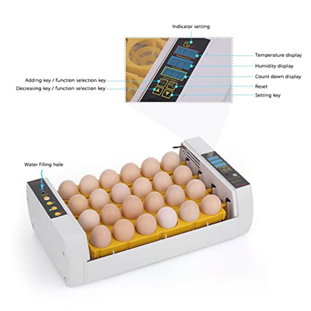 24 eggs incubator Fully automatic egg incubator Ch... – Grandado
