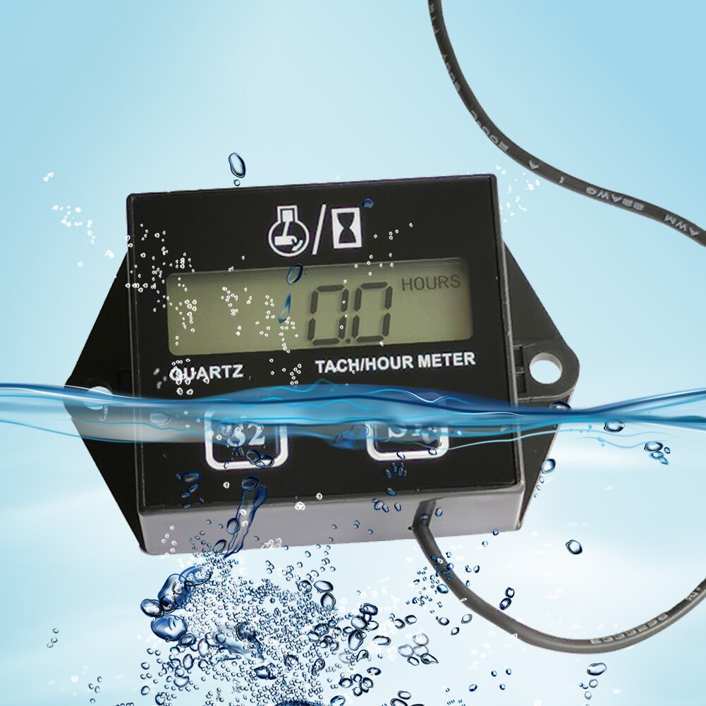 Digital LCD Display Motor Speedometer Engine Tach ... – Grandado