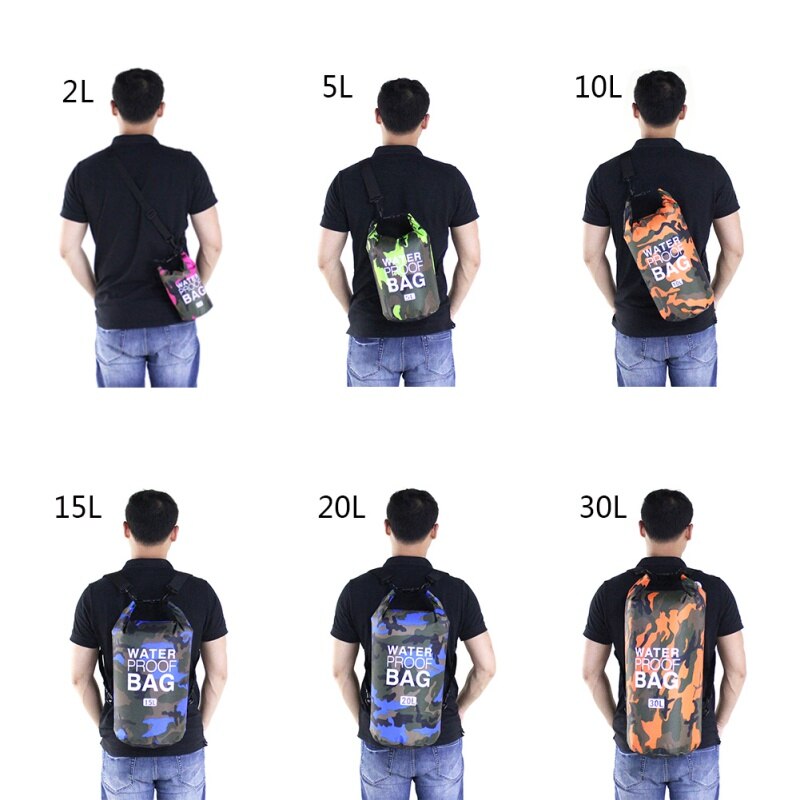 Outdoor Camouflage Polyester Waterproof Bucket Bag... – Grandado