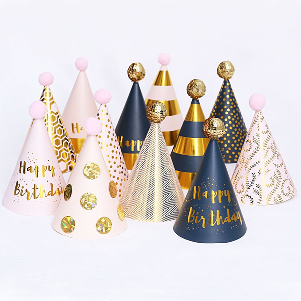 1PC Kids Birthday Hat Happy Birthday Paper Hats Ca... – Vicedeal