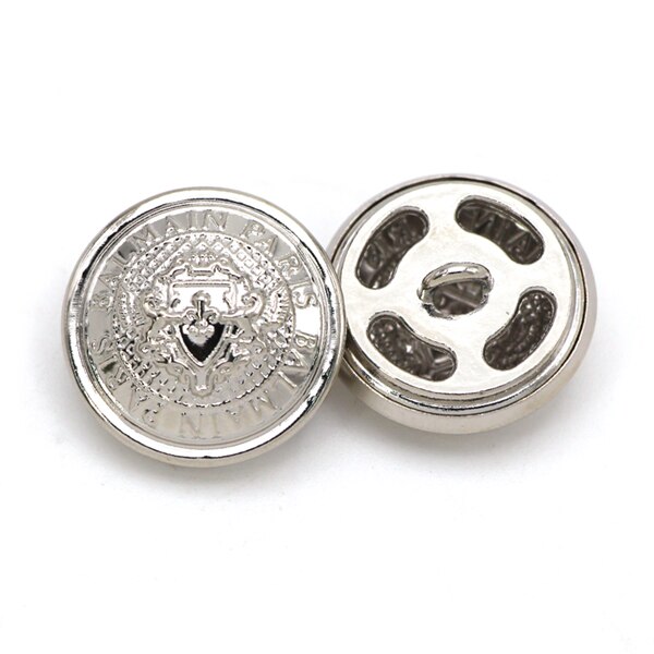 5Pcs Metal Button Alloy Gold Buttons Round Decorat... – Vicedeal