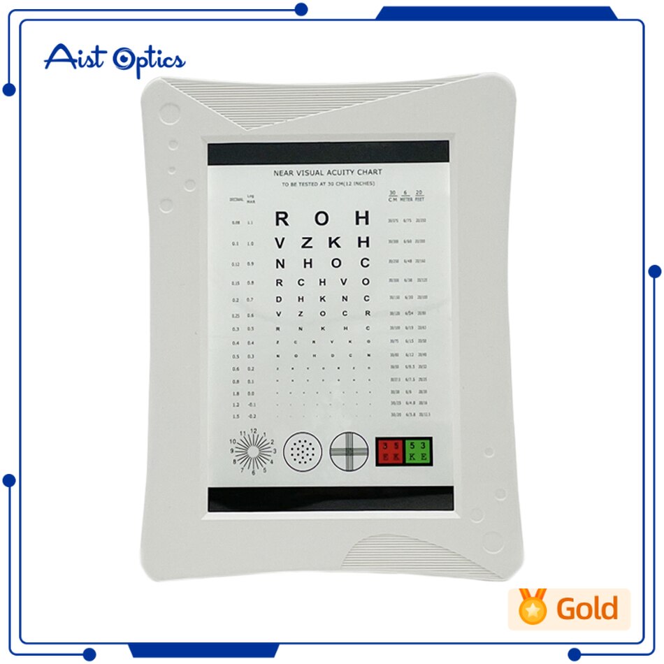 Ophthalmic equipment Near Vision Chart with LED li... – Grandado
