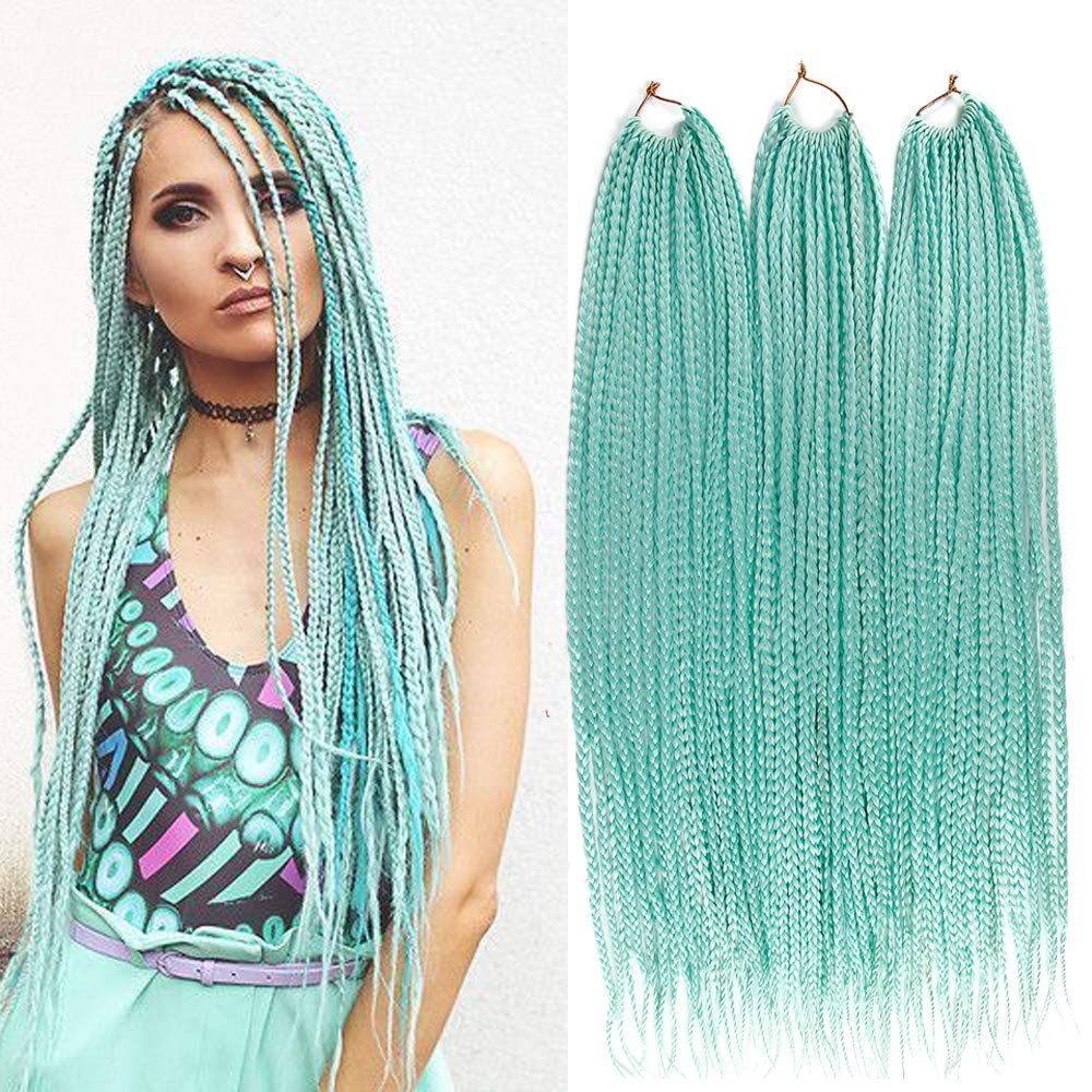 YXCHERISHAIR 22 inch Box Braids Hair Extensions Om... – Vicedeal