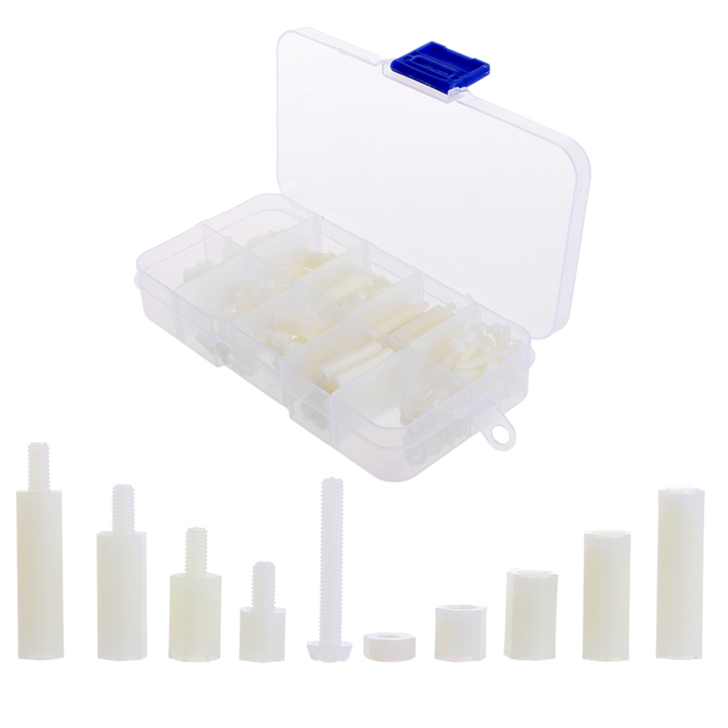 Nylon M3 Hex Spacers Screw Nut Assortment Kit Stan... – Grandado