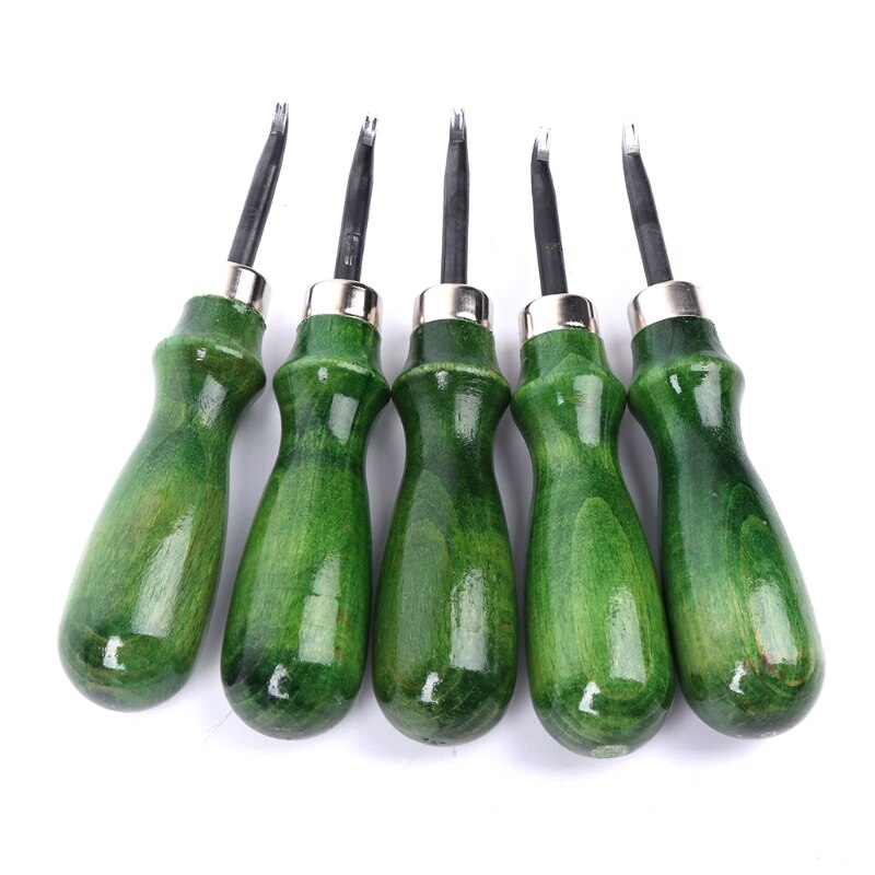 1 Set Leather Edge Skiving Beveling Wooden Handle ... – Grandado