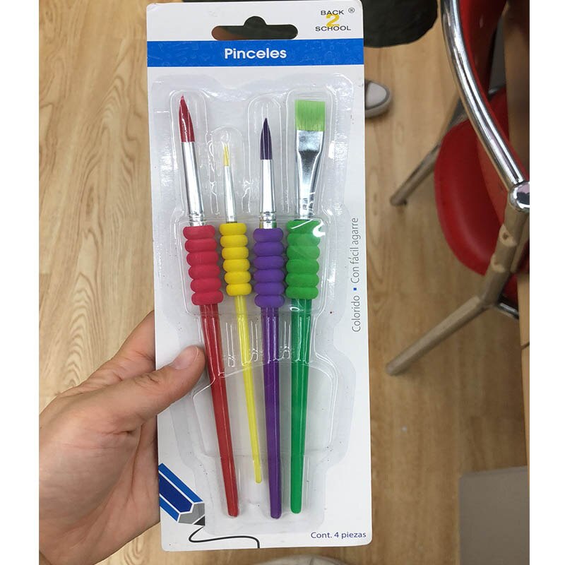 4pcs Colorful Soft Painting Brush Kids Drawing Too... – Grandado
