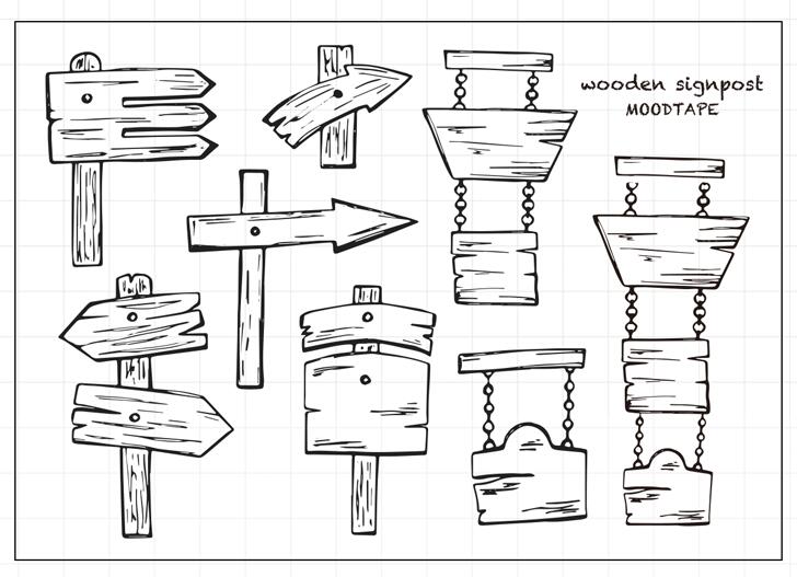 ZFPARTY Signpost Transparent Clear Silicone Stamps... – Grandado