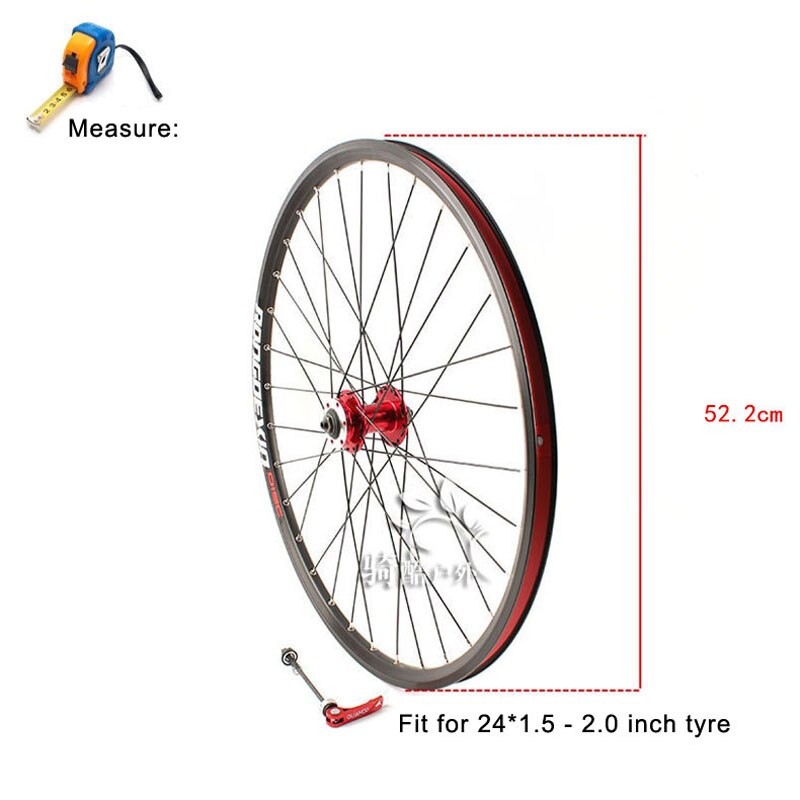 Mtb Wheelset 24 Inch 32 Holes Disc Brake Single Fr... – Grandado